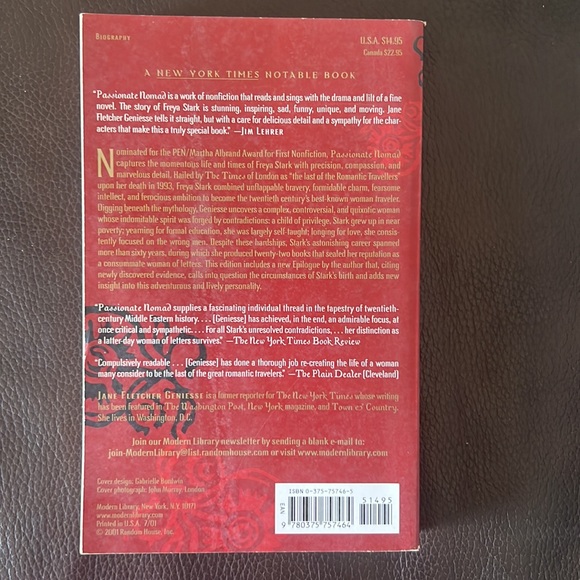 Books | Accents | Nwot Paperback Biography Passionate Nomad The Life Of ...